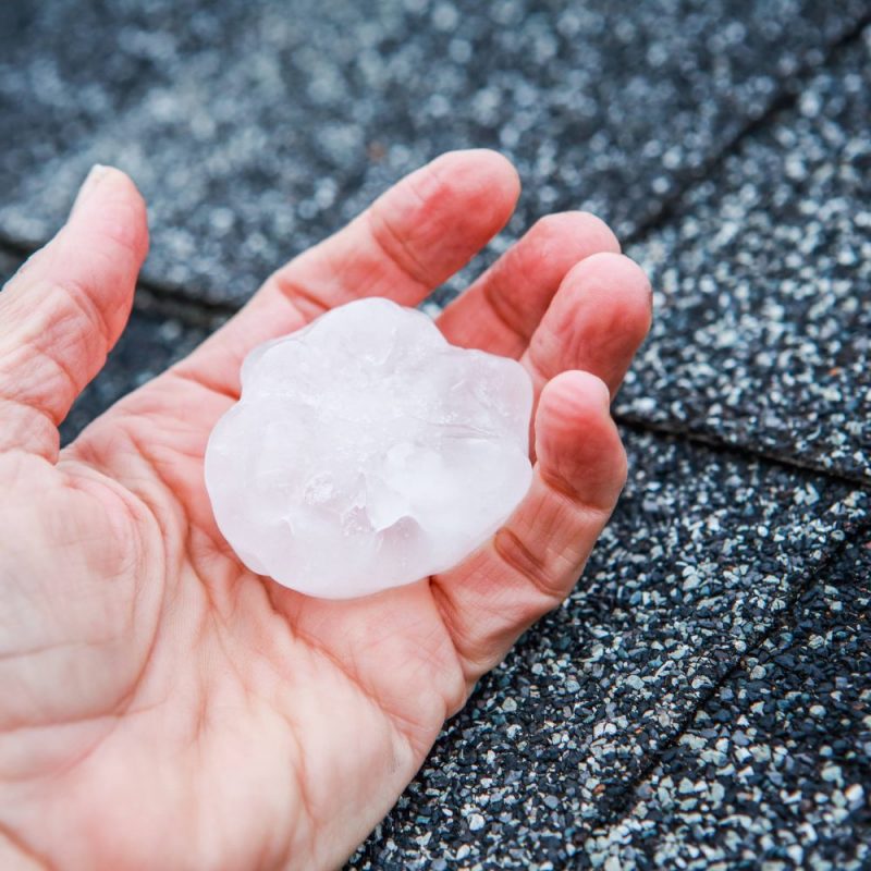 What Does Hail Damage Look Like On A Roof | Atkinson Inspection Services